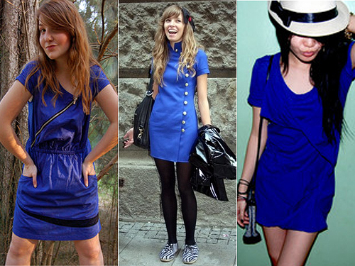 MENINA VOADORA: Moda azul