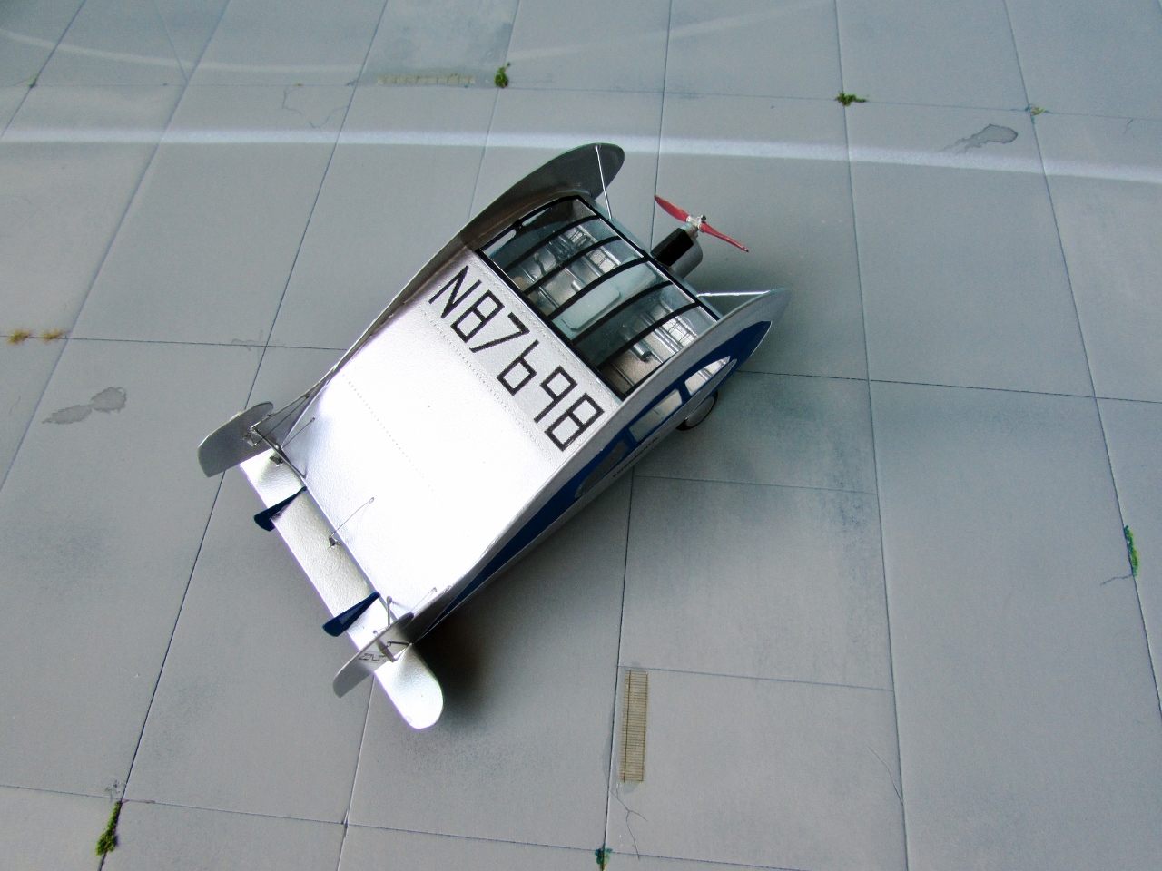 Wings of Intent: Scratch-built 1/72 Horton Wingless Prototype-1950