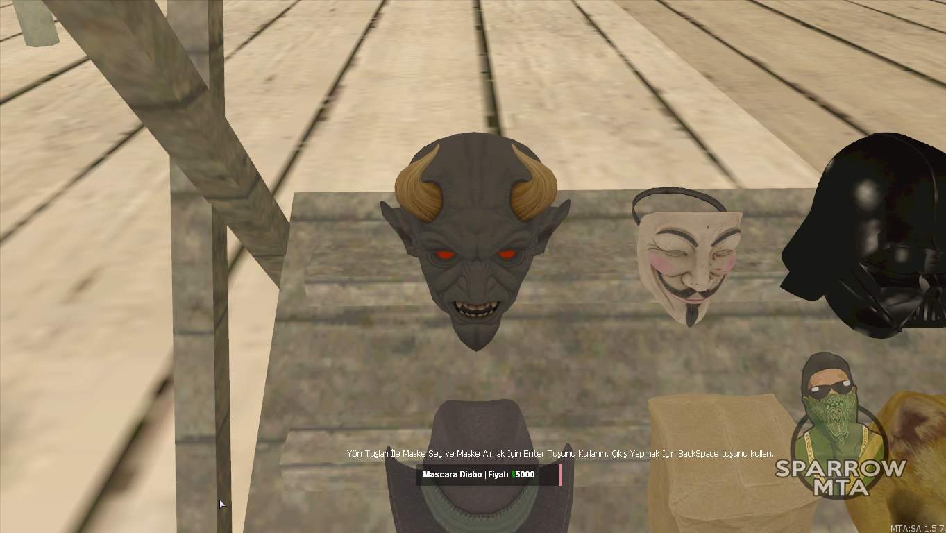 MTA SA Yeni Maske Sistemi Scripti