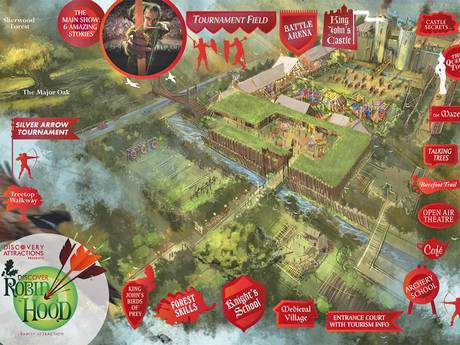Nickelodeon Land Map