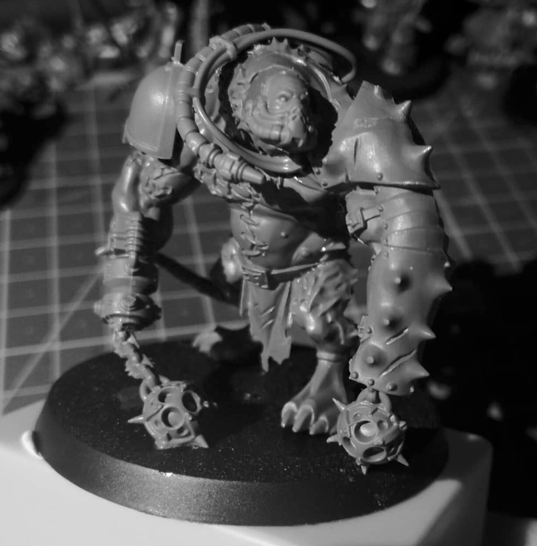 Grim Dark Conversions : W.I.P Nurgle Dark-Mechanicum Spawn