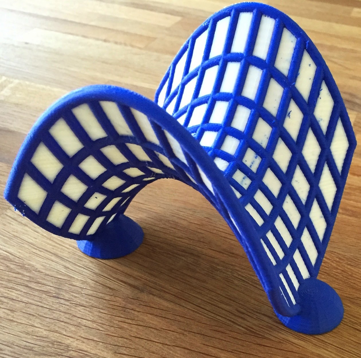 GMU Math MakerLab: Saddle in two colors