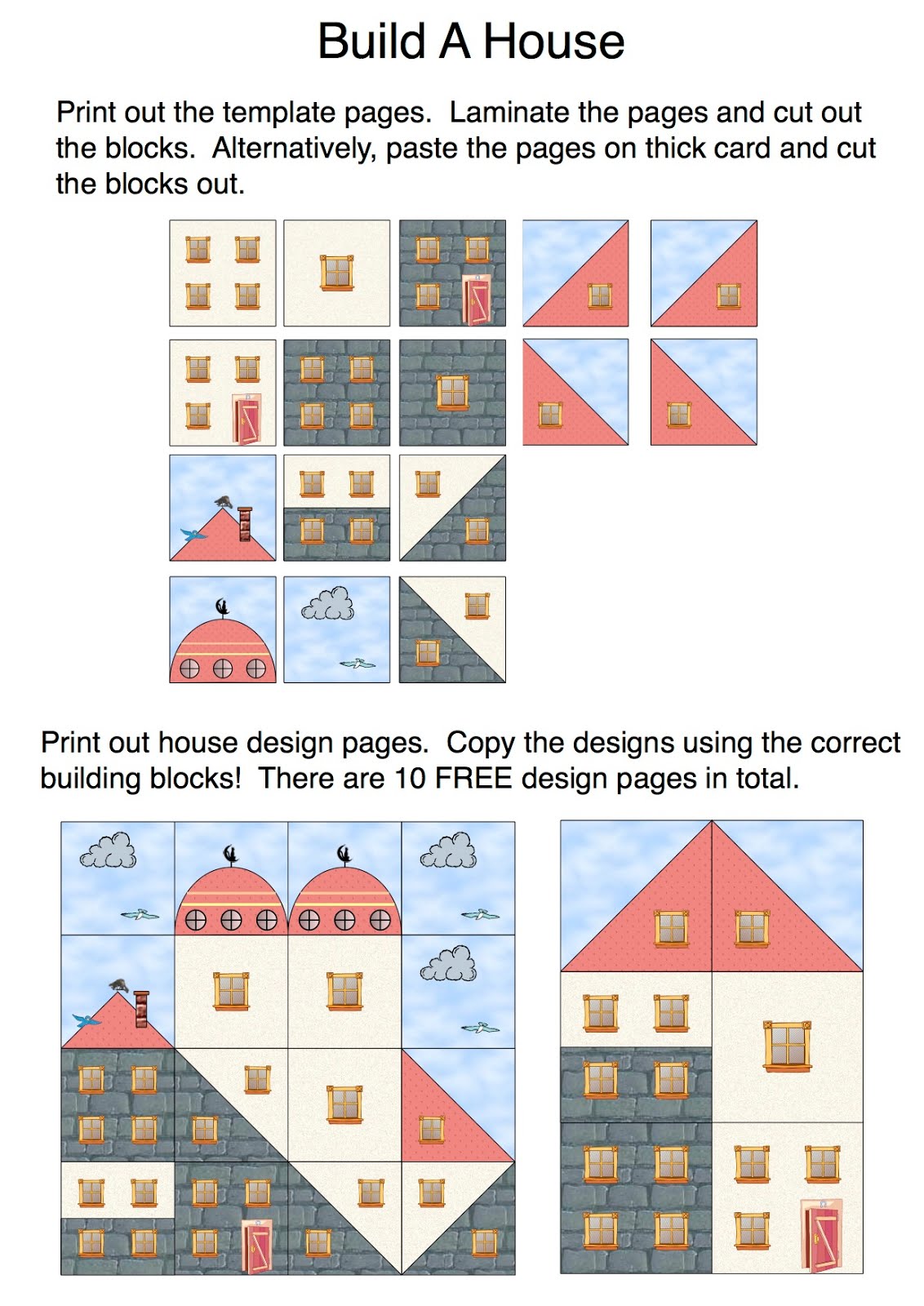 Visual Learning for Life: Build A House