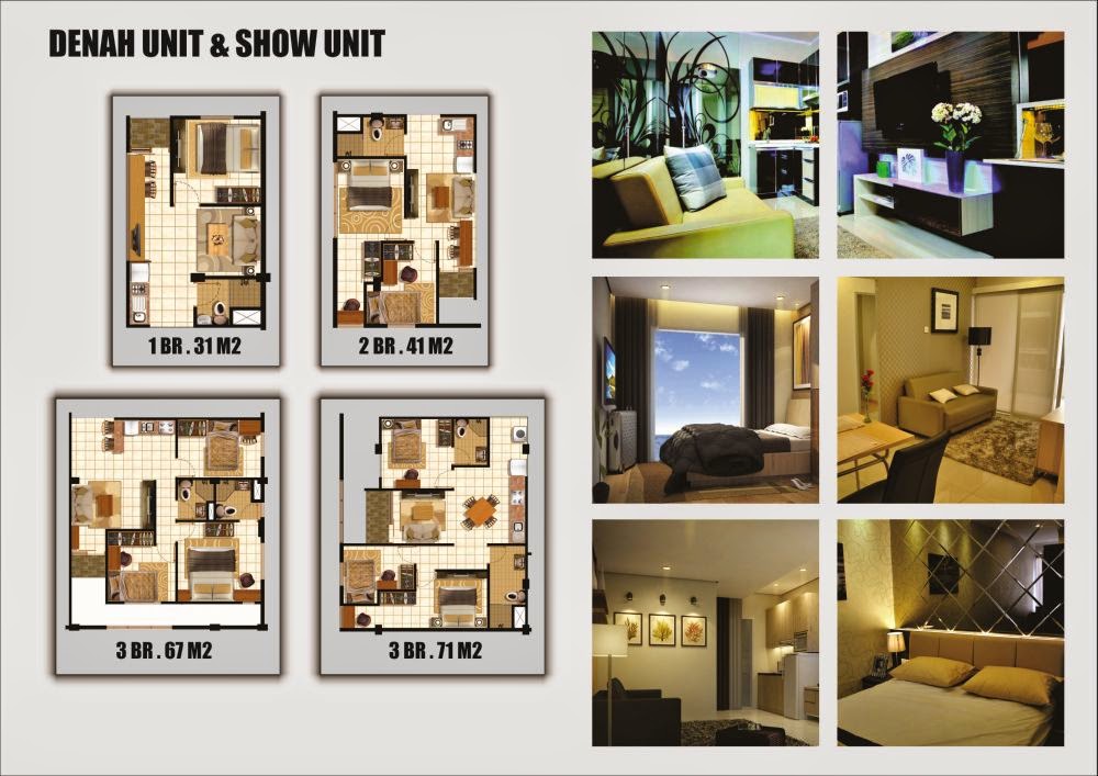 Northland Ancol Residence: Tipe Unit