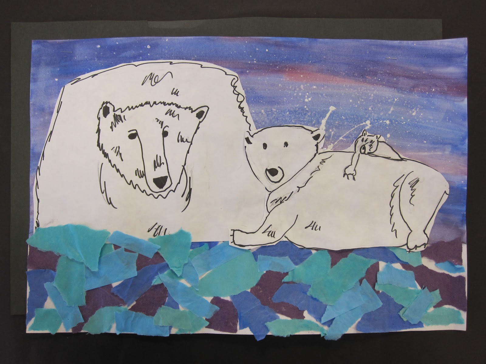 Lake and Hartville Elementary Art: Polar Bear Habitats