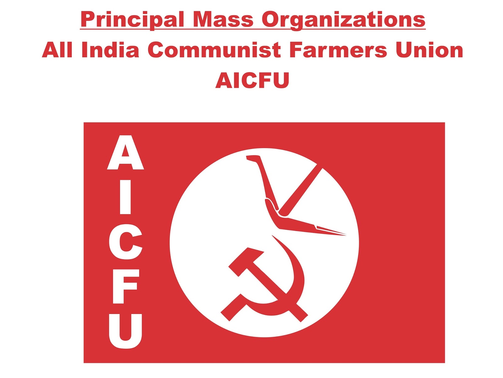 CPMN, Communist Party Of Marxist New - Mass Organization - AICFU : CPMN ...