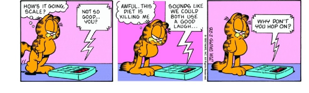 Sunday Funnies....Garfield and the Scale | LIKES!