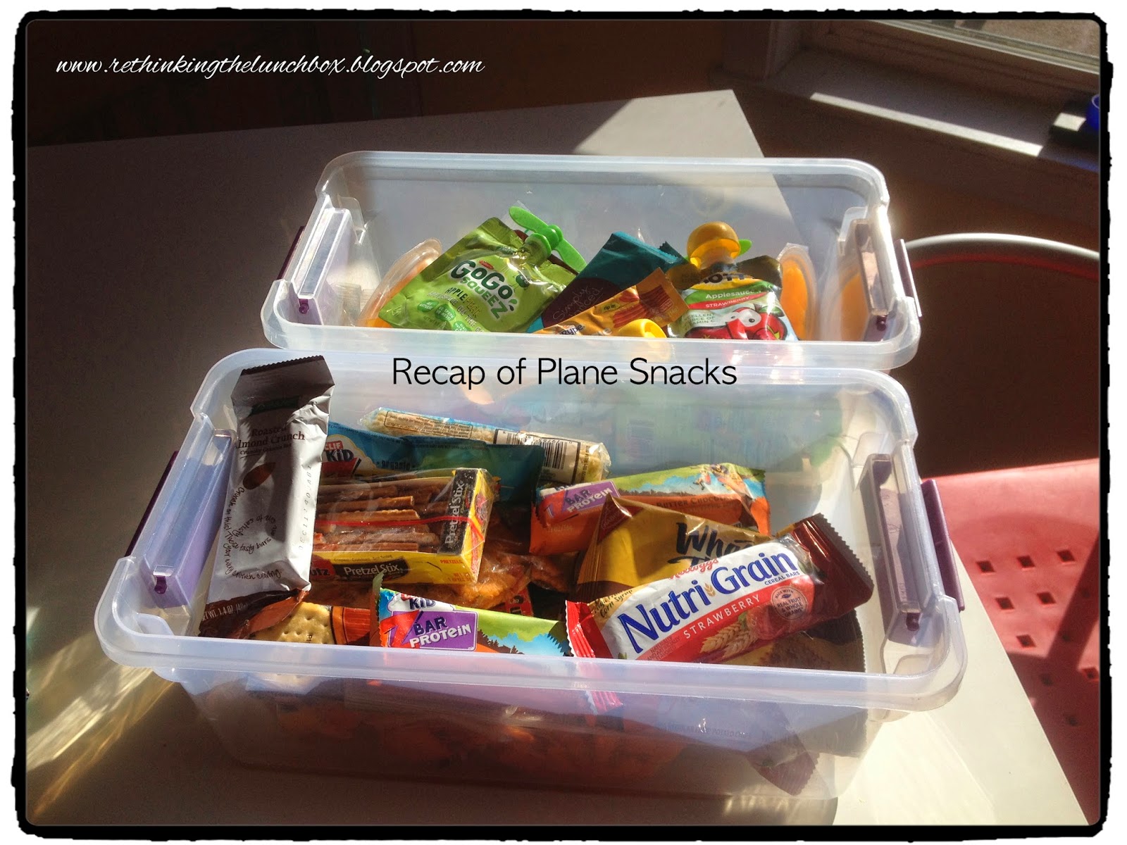 Rethinking the Lunch Box: Recap of Plane Snacks