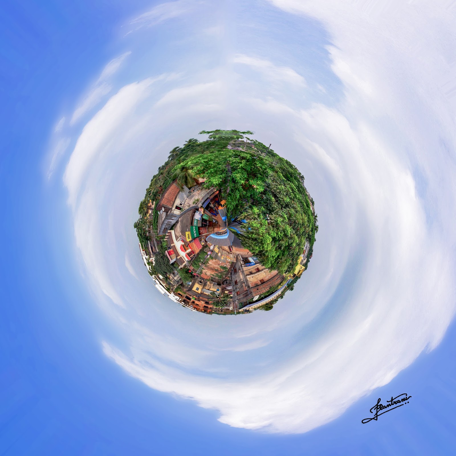 Sautrik Dutta Mantrani Step by Step Guide Little Planet Photo