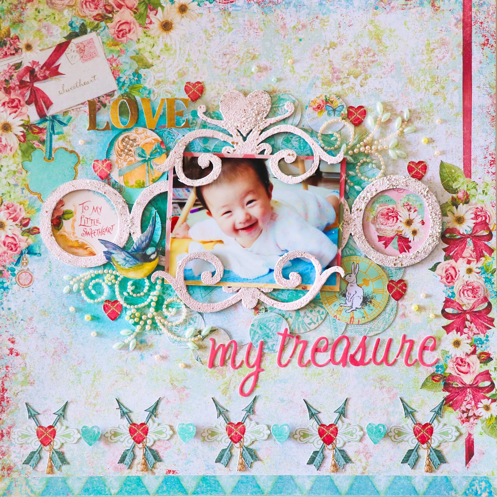 Natsuko's little craft room: my treasure (Colorful Creations DT Work)