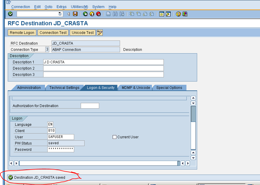Sap Tech Creation And Calling An Rfc Function Module From One System To Another Ex Addition