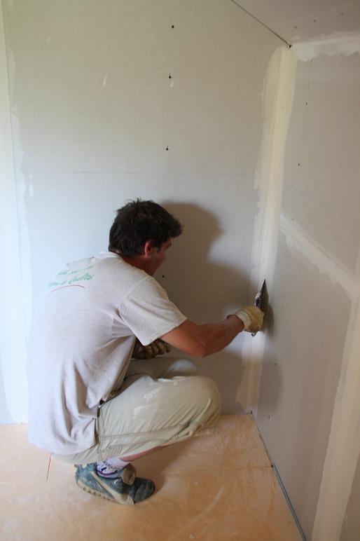 Autoconstruction de notre maison: Placos, map et enduit