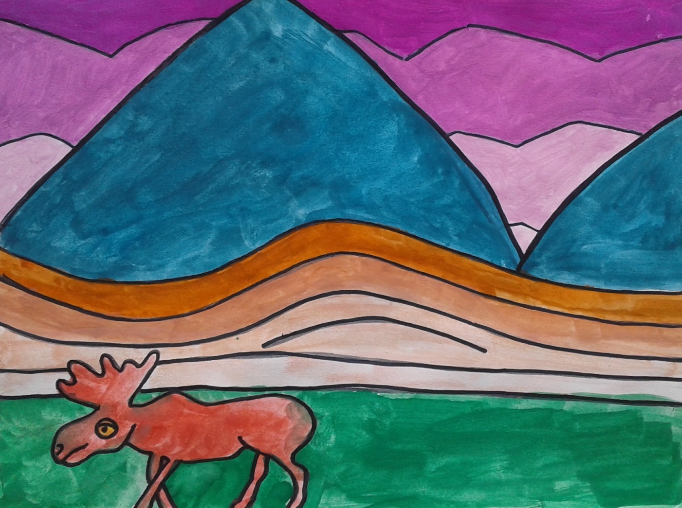 a faithful attempt: Ted Harrison Style Paintings