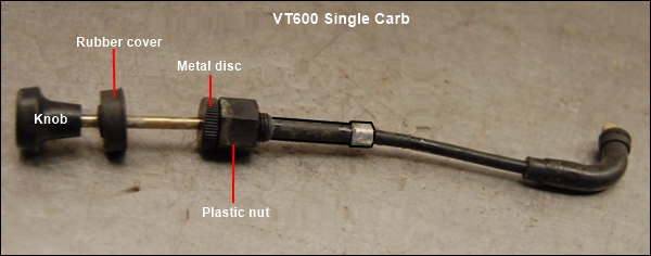 Choke knob removal | Honda Shadow Forums