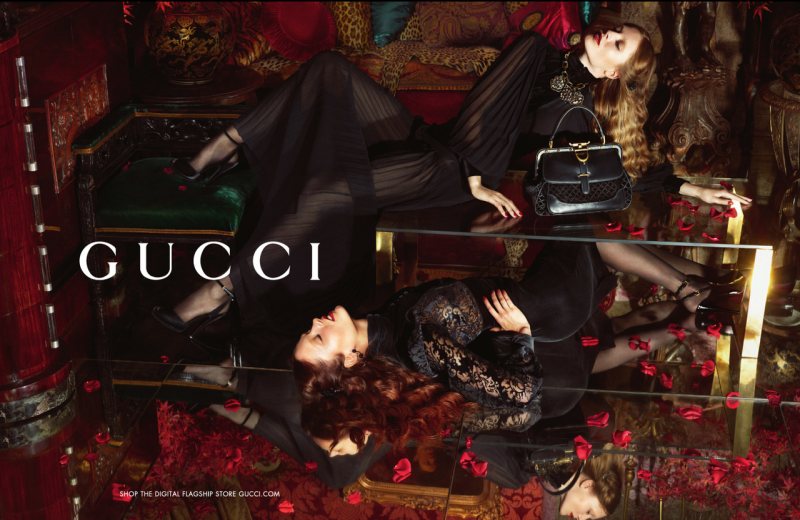 Gucci Fall 2012 Campaign is gothic and glam with Karmen Pedaru and ...