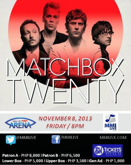 MATCHBOX TWENTY Live in MANILA! | BLOG-PH.com — Top Philippines ...