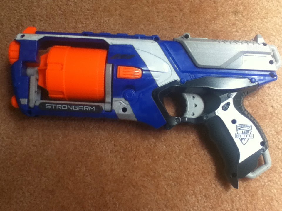 Outback Nerf: Review: Nerf Elite Strongarm (15/20m Aus grey trigger)