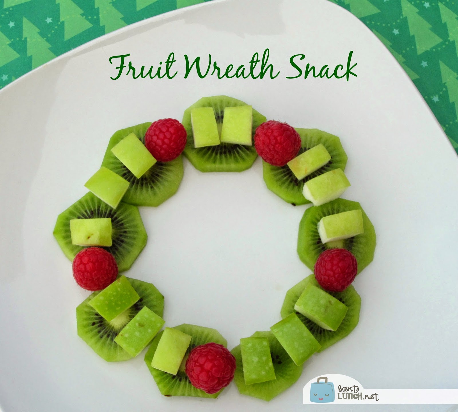 Make an Easy Fruit Wreath Snack