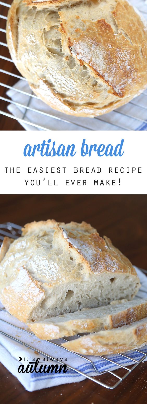 Homemade Artisan Bread Recipe - Let's Eat