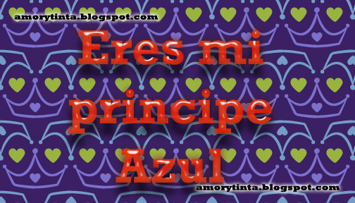 Amor y Tinta: Eres mi príncipe Azul!