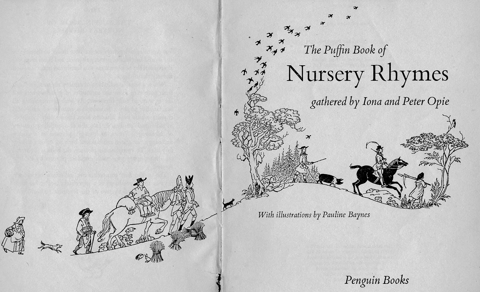 Pictures from an Old Book: "The Puffin Book Of Nursery Rhymes" By Iona ...