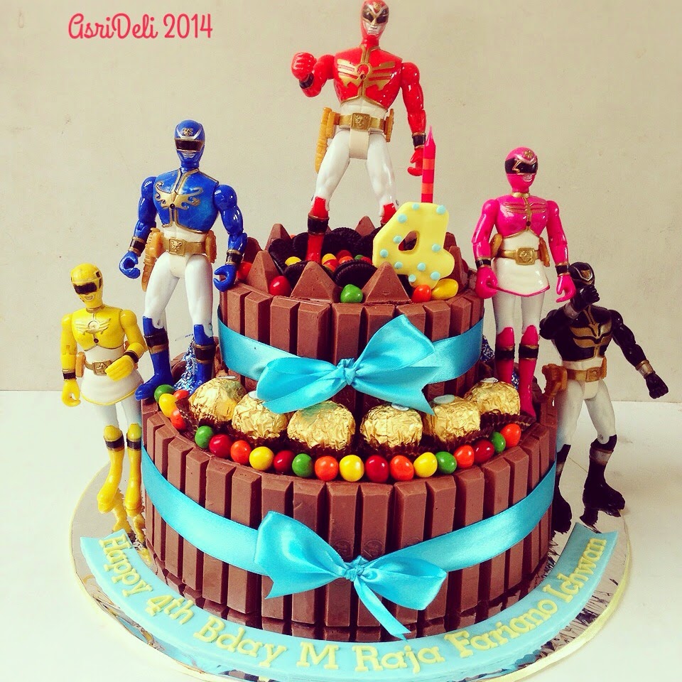Asri Deli - Blog: Power Ranger All Chocolate Cake M. Raja Fariano