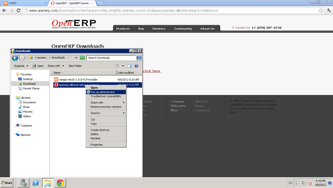 Global Dynamics Systems: Guía Instalación Open ERP 6.0