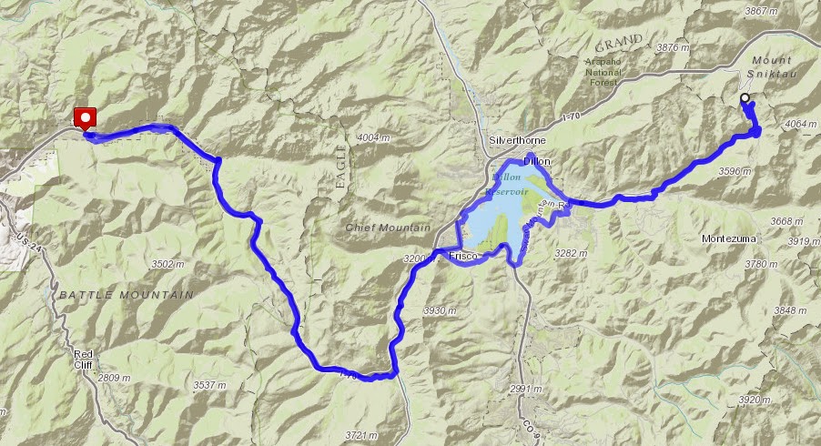 Recommended road rides near Vail, Colorado - Pedal Dancer®