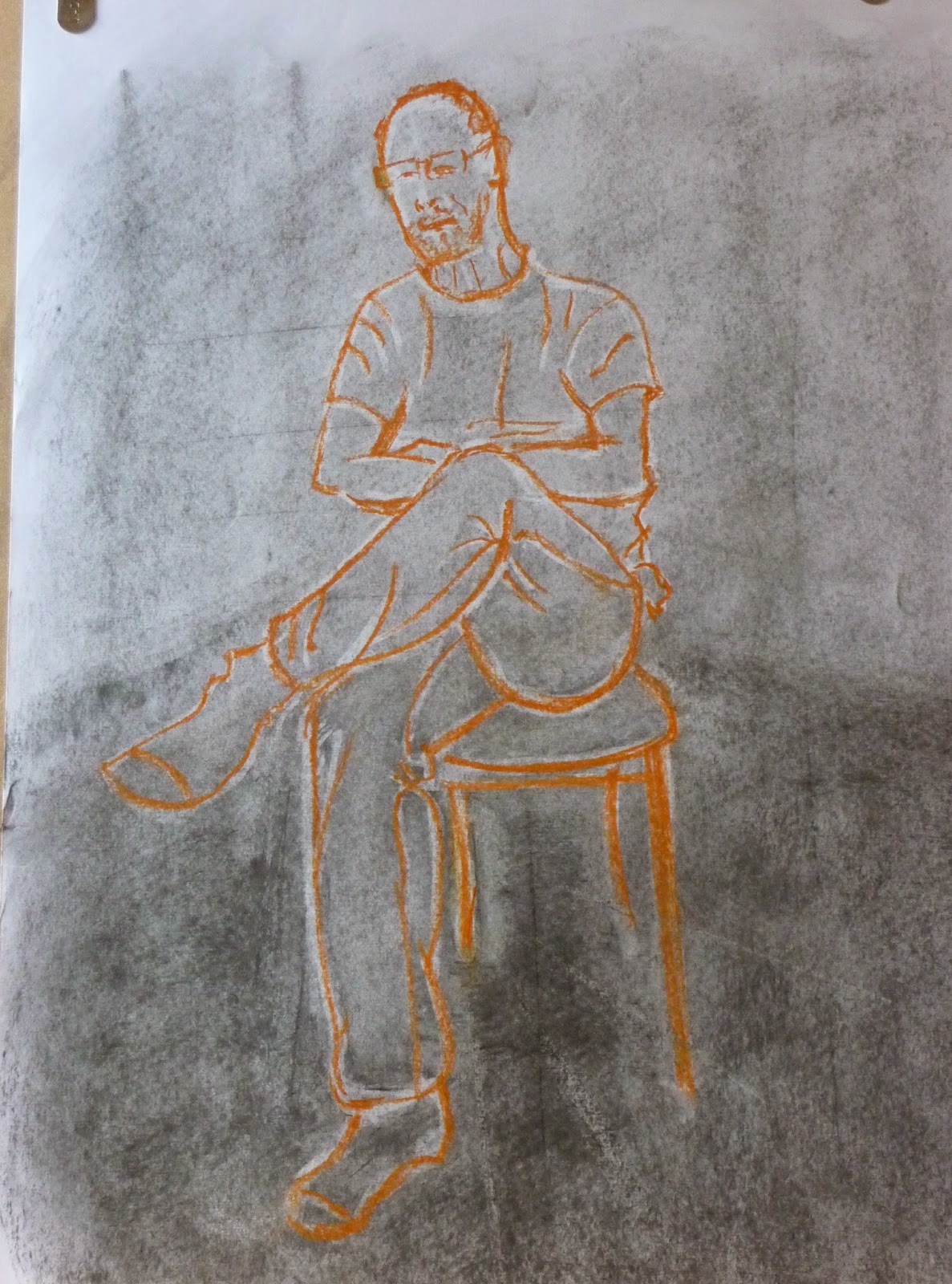 Drawing Skills: Assignment 4a Seated Figure