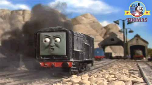 Diesel Thomas To The Rescue Of His Railroad Train Friends | Train ...