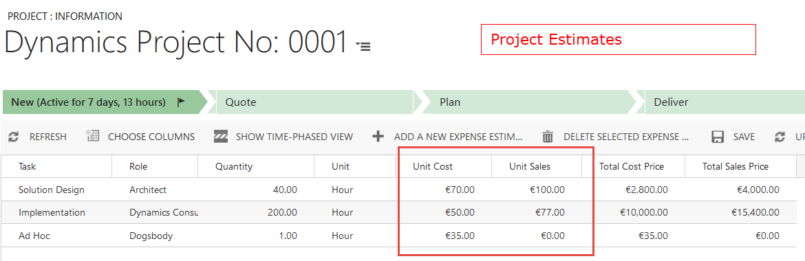 Project Service Automation - Price Lists - Microsoft Dynamics CRM Community
