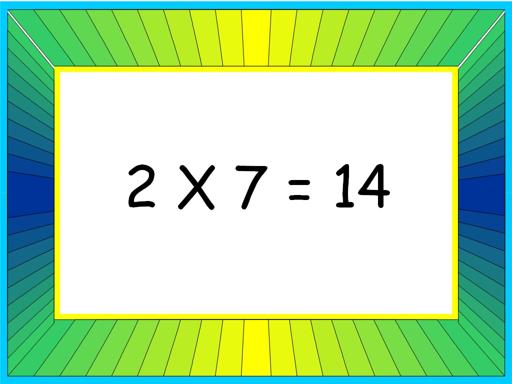 Student Survive 2 Thrive: Math Flash Cards: Multiply by 7 (7 is the 2nd ...