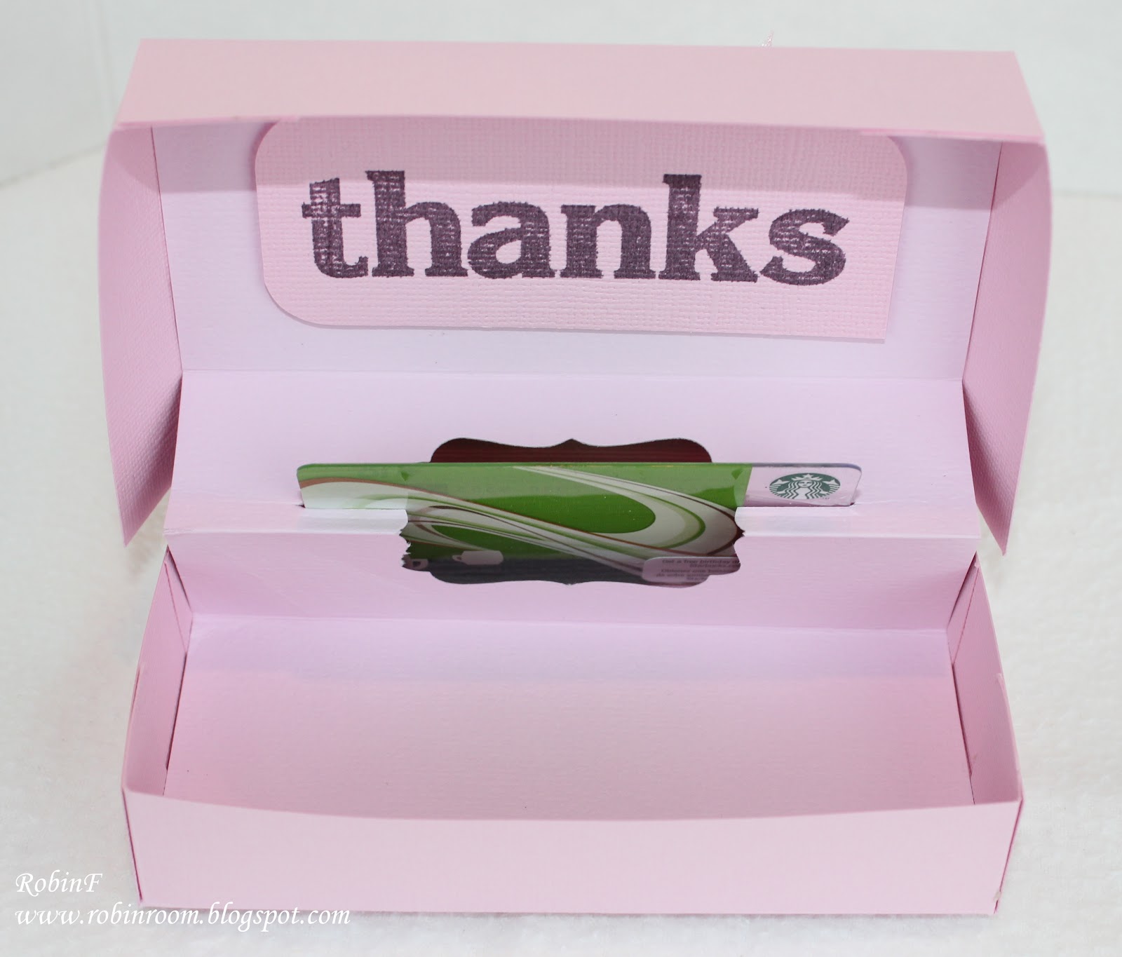 Robin's Room: Gift Card Holder - Thank You
