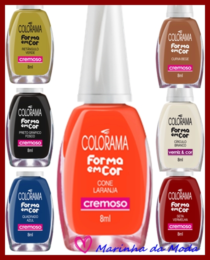 Colorama Nova coleção Forma em Cor | Marinha da Moda