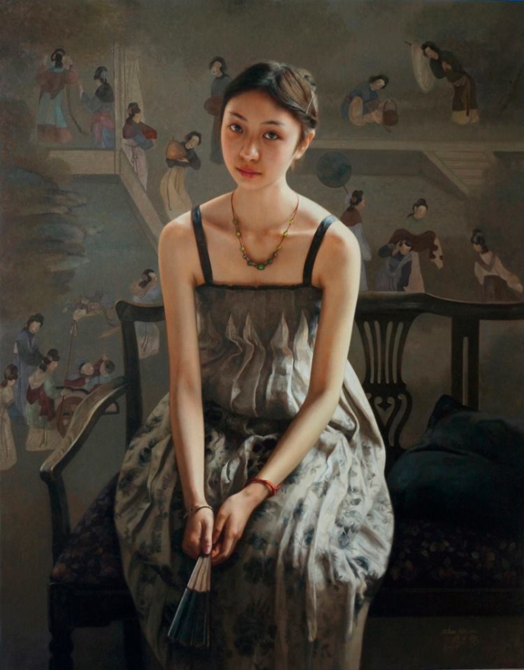 Zhao Kailin 赵开霖, 1961 | Figurative /Portrait painter | Tutt'Art ...