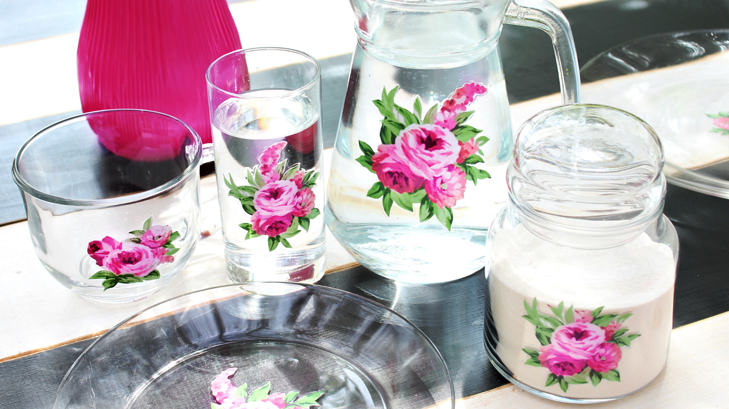 Mark Montano: Vintage Floral Glassware DIY