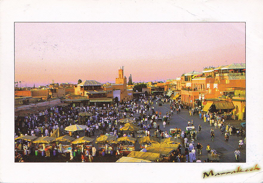 My UNESCO World Heritage Postcards: Morocco - Medina of Marrakesh