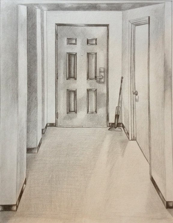 Stony Brook Foundations of Drawing: Dorm Room One Point Perspective ...