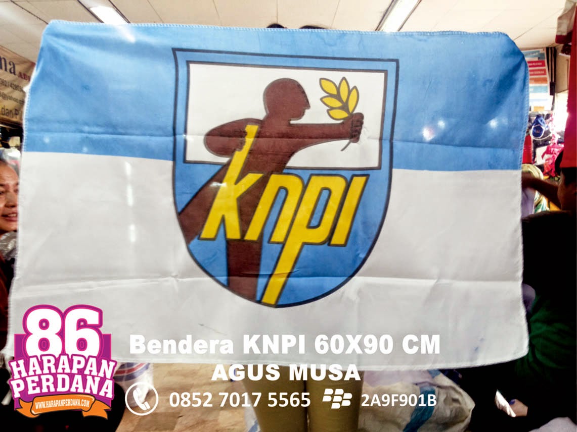 KONVEKSI 68: BENDERA KNPI UKURAN 60X90 CM