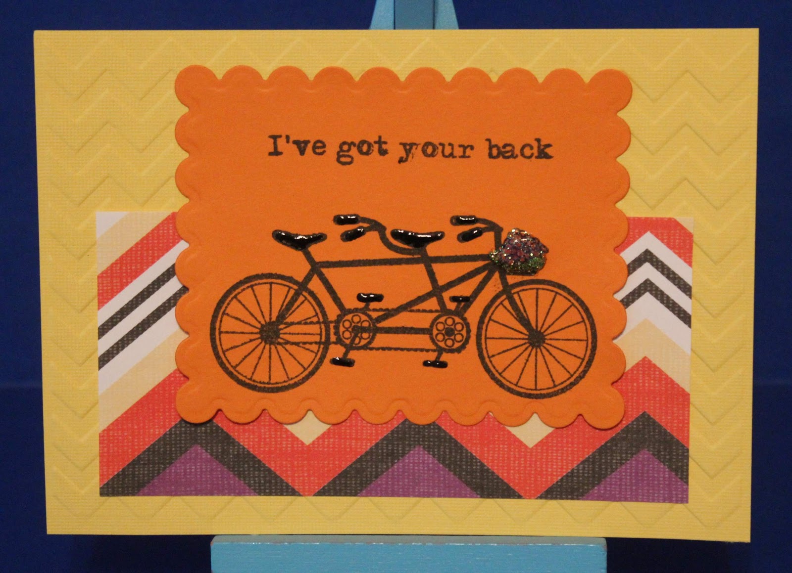 Created by Sunshine HoneyBee: Tandem Bicycle Card