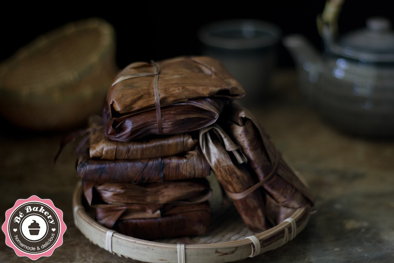 Ramie Glutinous Rice Cake - Bánh Lá Gai ! ~ Be's Bakery