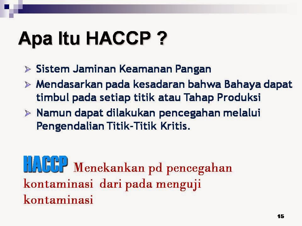 KOMUNITAS PENYULUH PERIKANAN: Penerapan Food Safety Sistem HACCP dalam ...