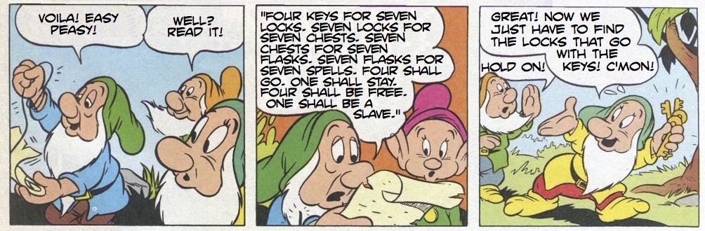 Duck Comics Revue: "The Seven Dwarfs and the Enchanted Faerie"