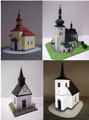Czech Papercraft Churches | Paperized Crafts