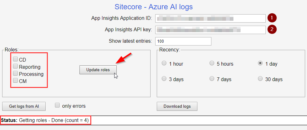 Azure PaaS Sitecore Logs using AzureAILogs.html ~ Sitecore Gabe