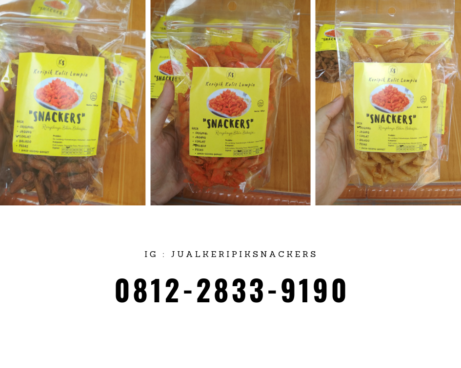 - JUAL KERIPIK SNACKERS - Renyahnya Bikin Bahagiaa...