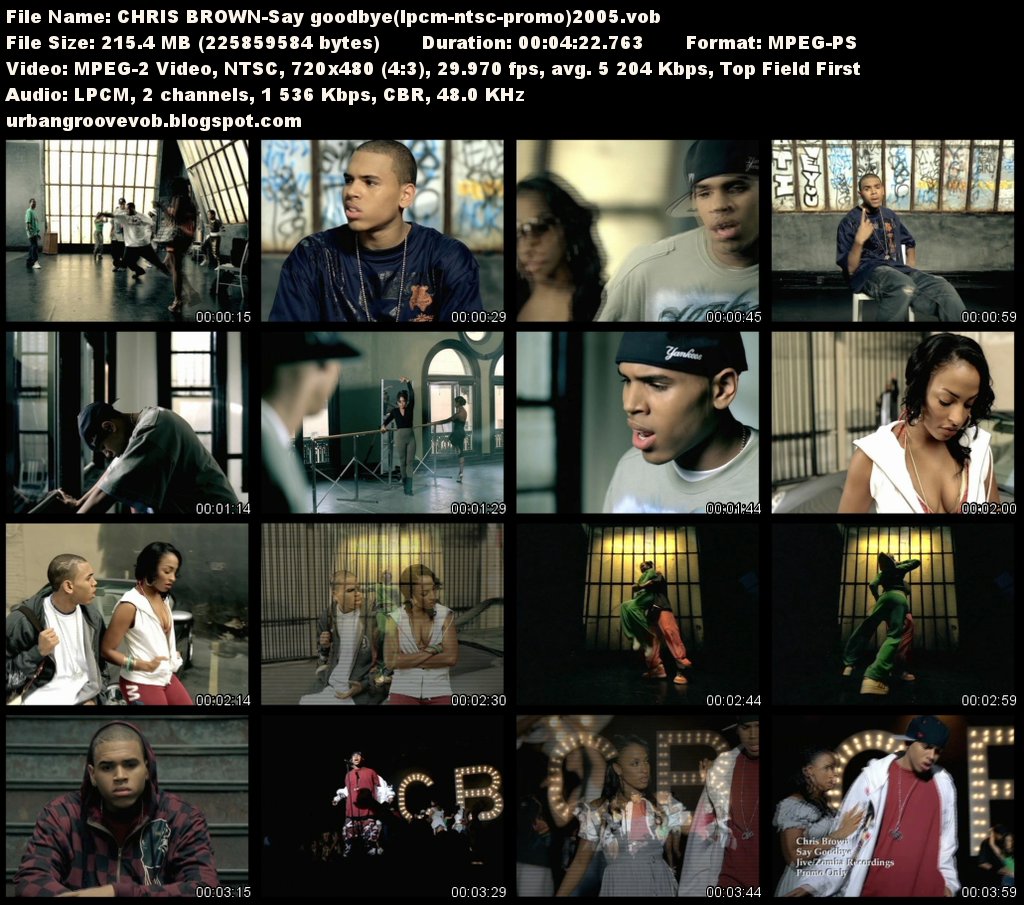 Urban Groove Vob Collection: Chris Brown - Say Goodbye (2005)
