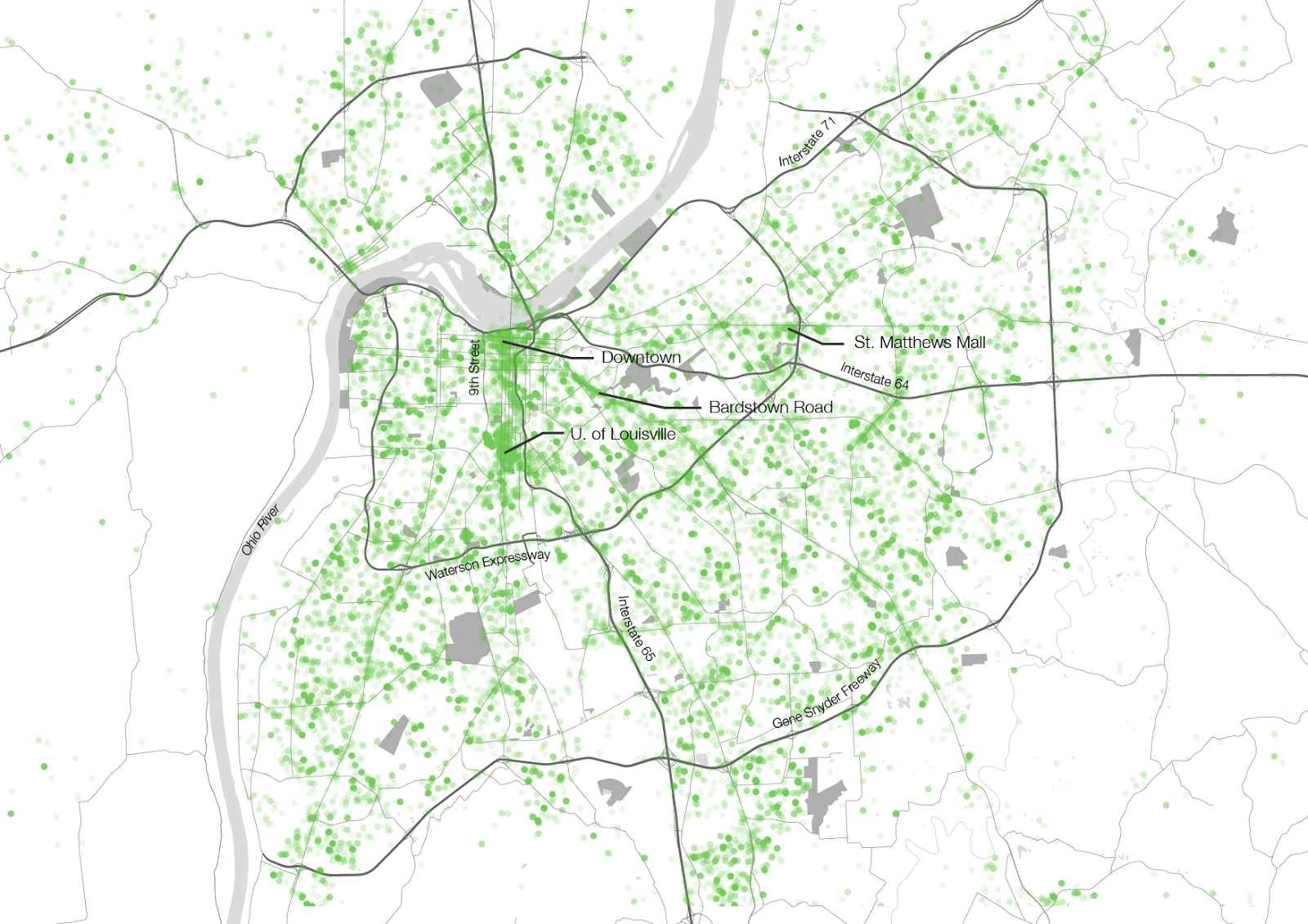 floatingsheep: Deconstructing the (most detailed tweet) map (ever)