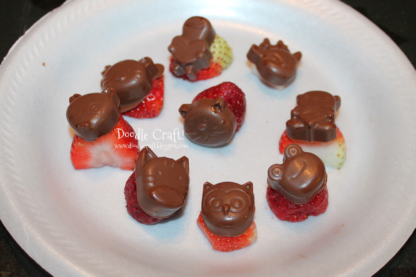 April Fools and Chocolate Animal Dipped Strawberries!