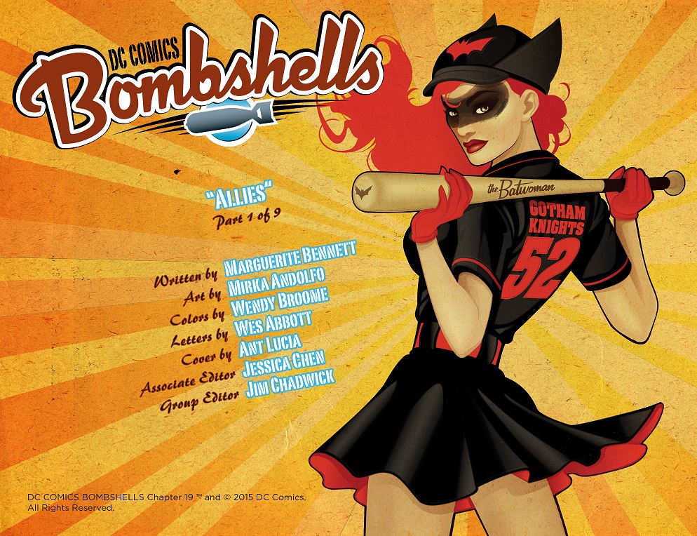 Moongem Comics: Sexy Sunday: DC Comics Bombshells #19